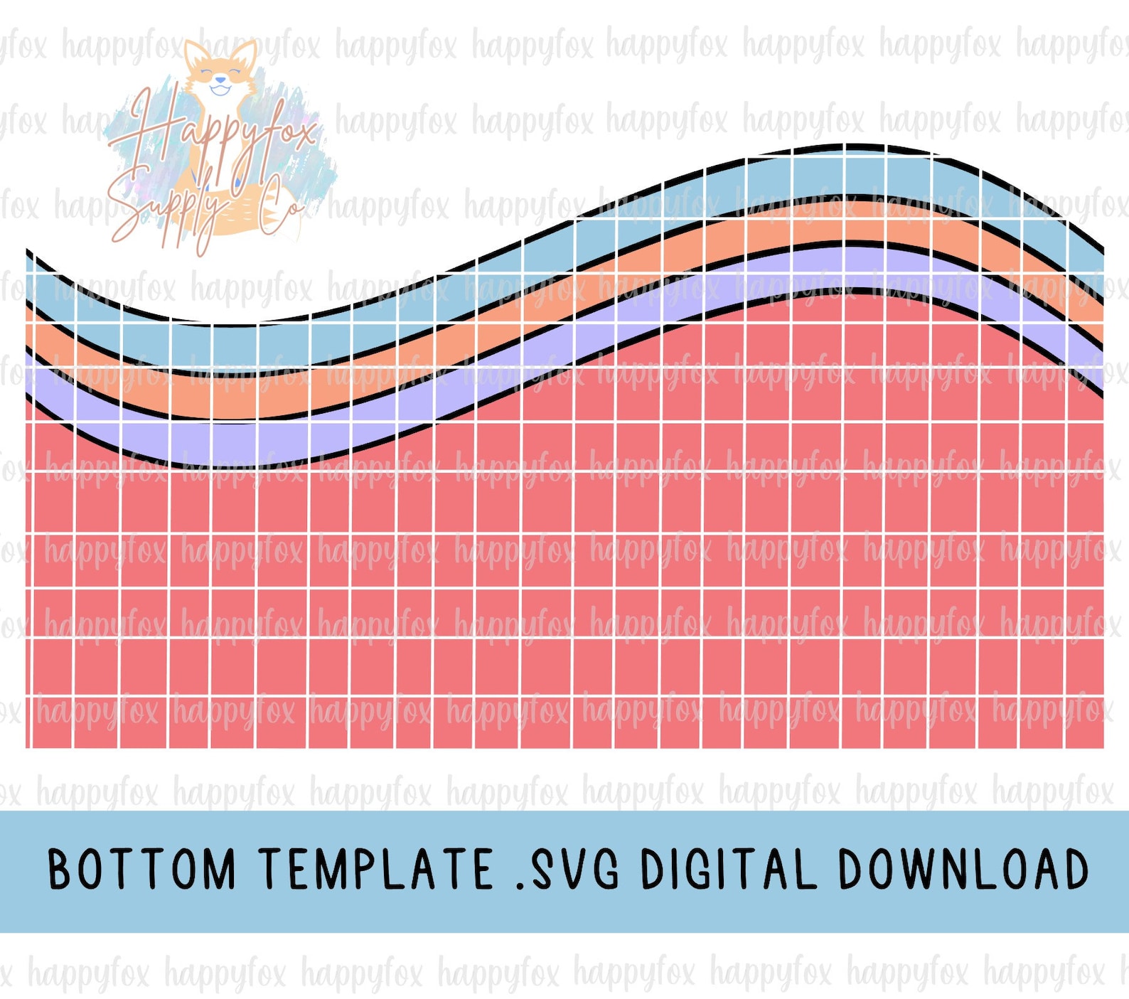 Original Design Split Wave/bottom Wave Infinity Wave SVG - Etsy
