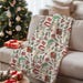 Bookish Christmas Winter Seamless Pattern 300 DPI PNG Instant Download ...
