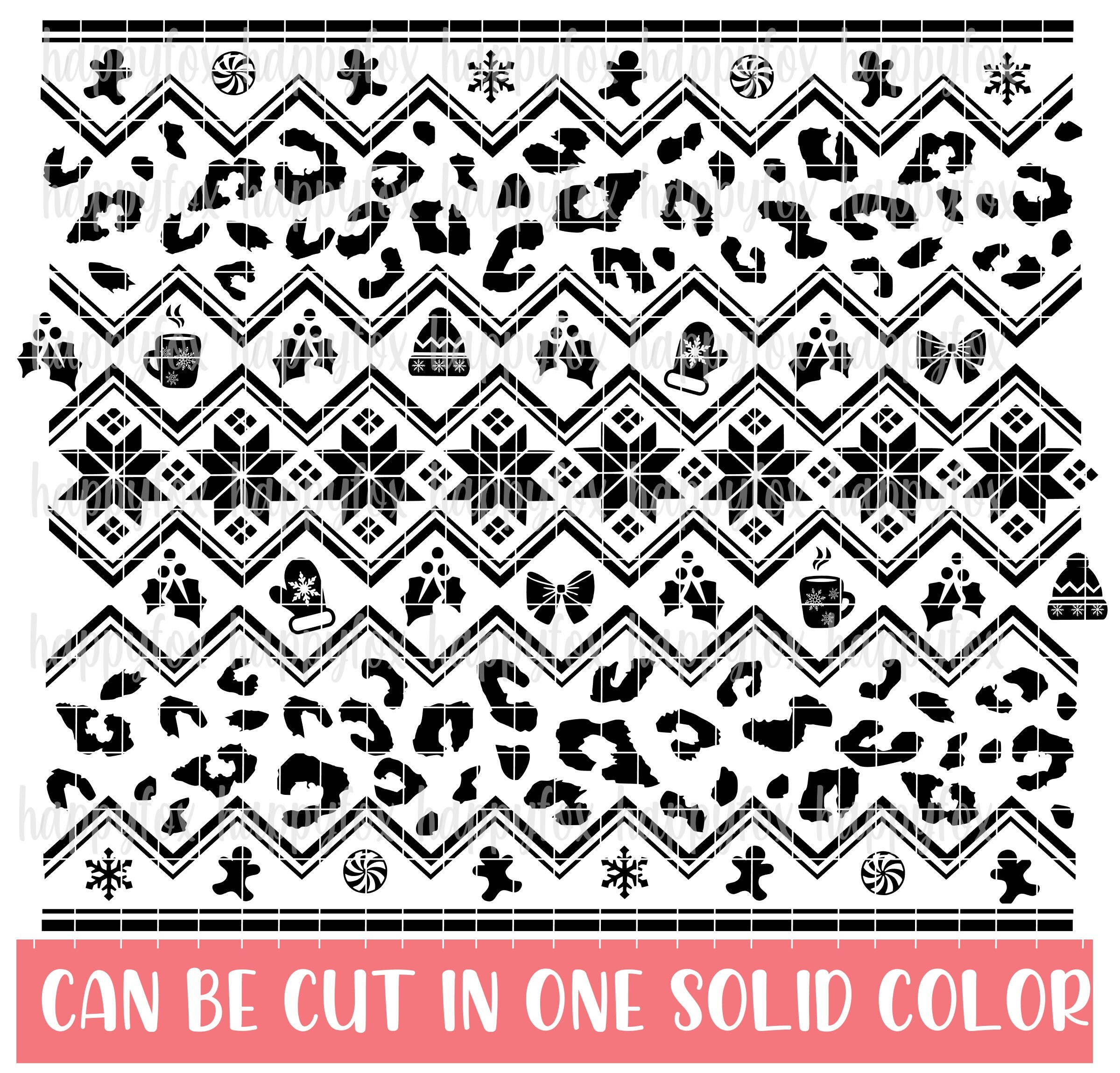 Svg/waterslide/sublimation Seamless 2021 Nordic Leopard | Etsy