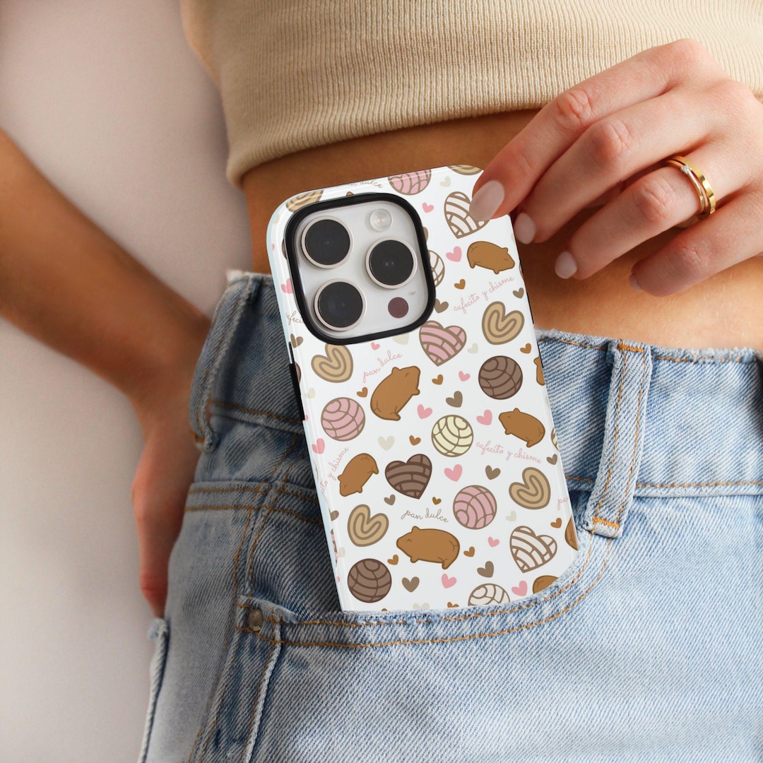 Concha Phone Case, Pan Dulce Mexican Sweet Bread, Cafecito Y Chisme ...
