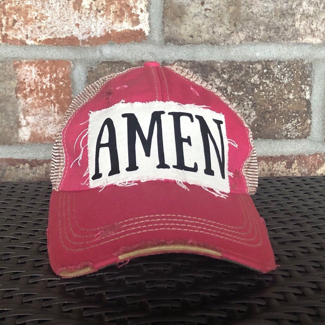 Amen Hat Faith Hat Christian Women's Hat Women's - Etsy