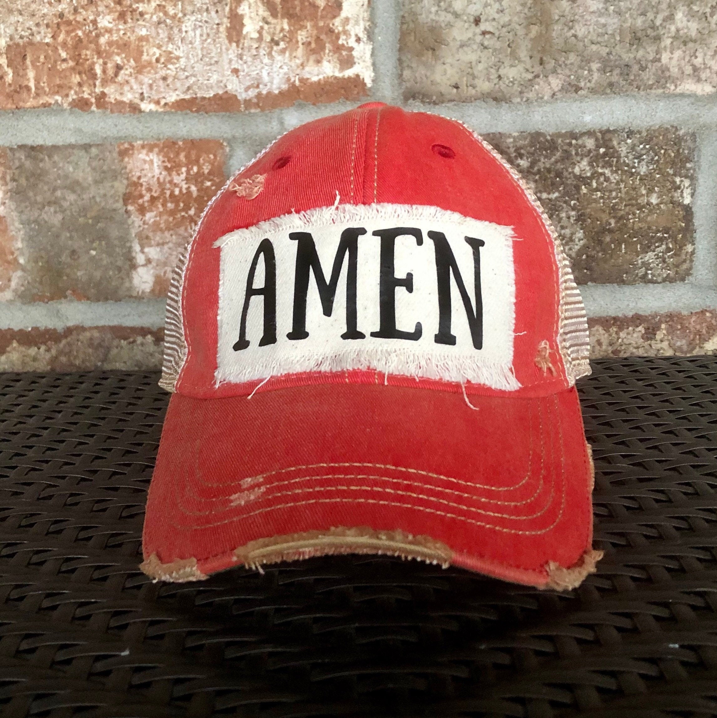Amen Hat Faith Hat Christian Women's Hat Women's - Etsy