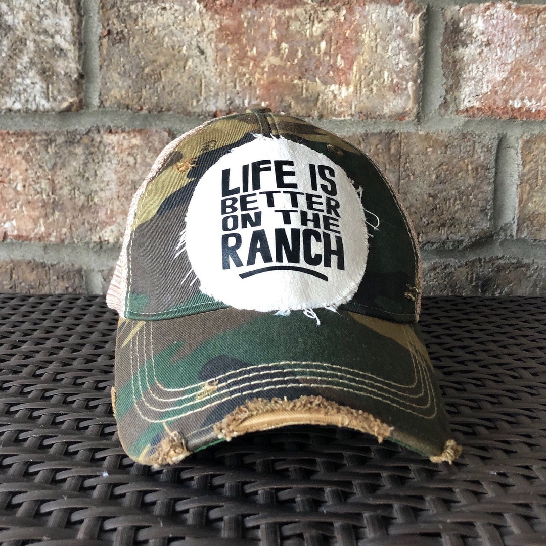 Life is Better on the Ranch Hat Farm Cap Unisex Baseball - Etsy