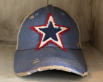 Red White Blue Hat | Etsy