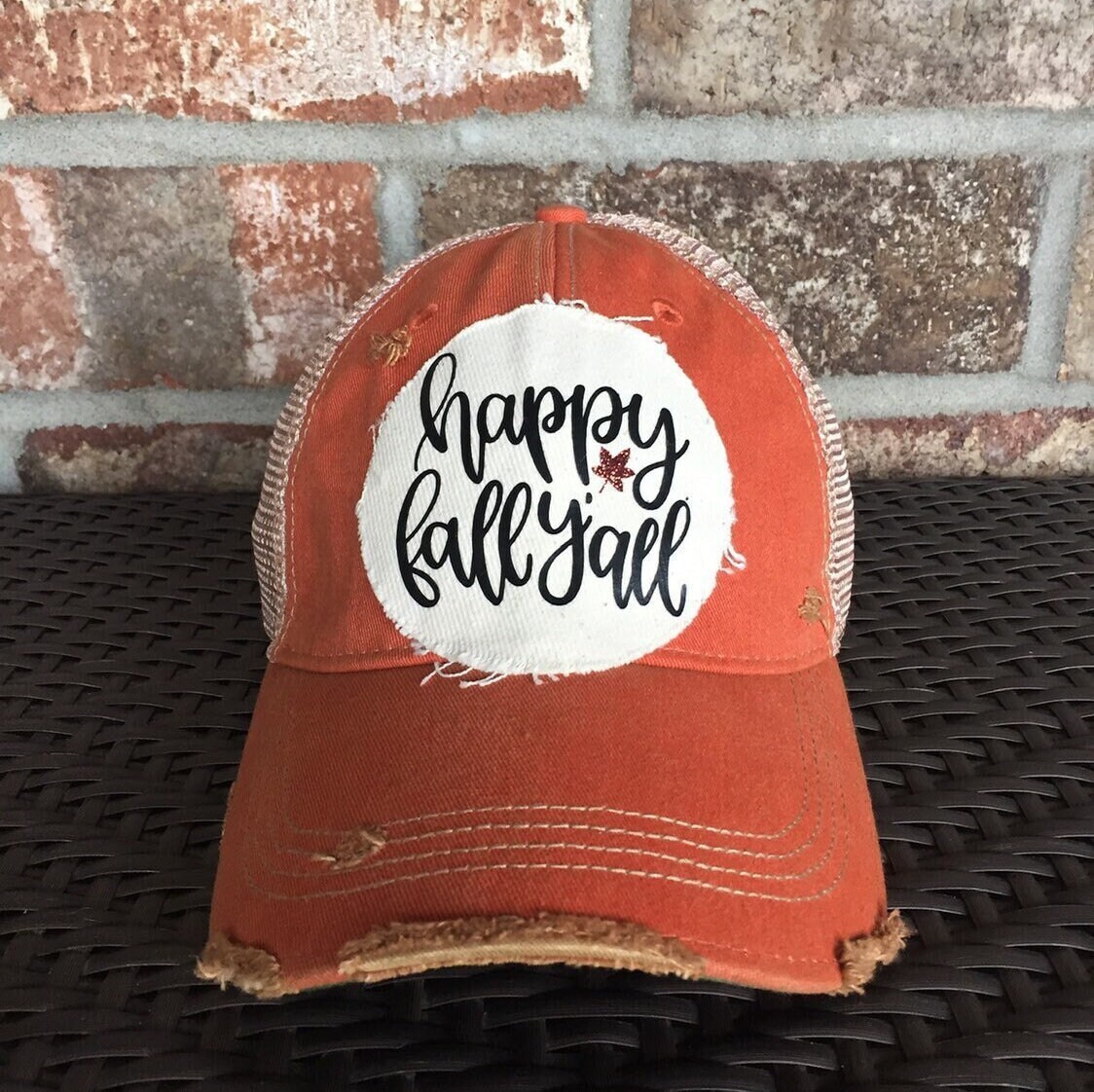 Happy Fall Y'all Hat Fall Hat Family Hat Women's - Etsy