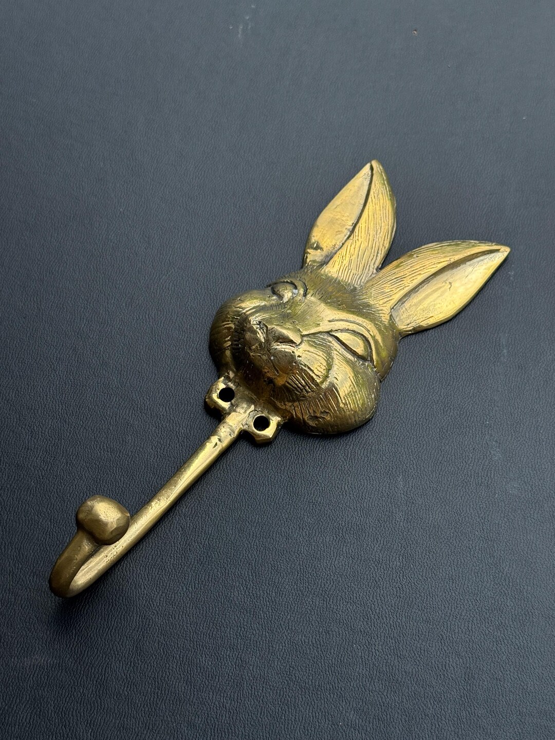 Brass Bunny Wall Hook Easter Decor Rabbit Hook for Kids' Room Farmhouse ...