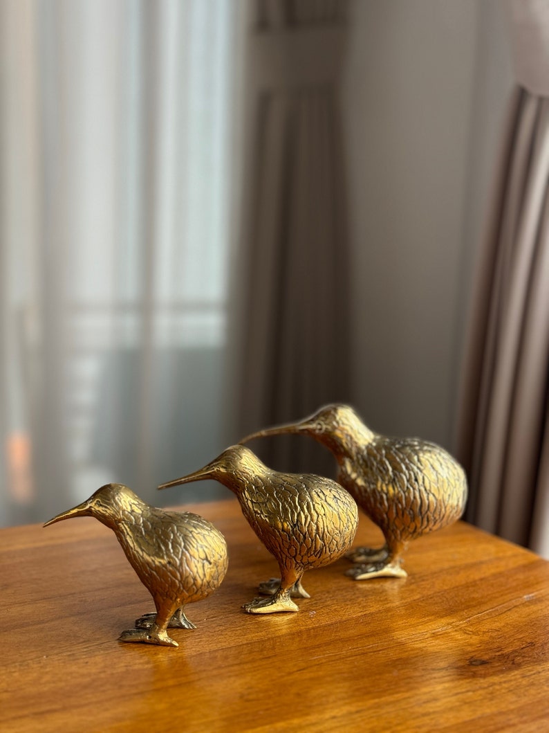 Kiwi Bird Statue Possible in 3 Sizes, Brass Bird Statue Bronze Animals ...