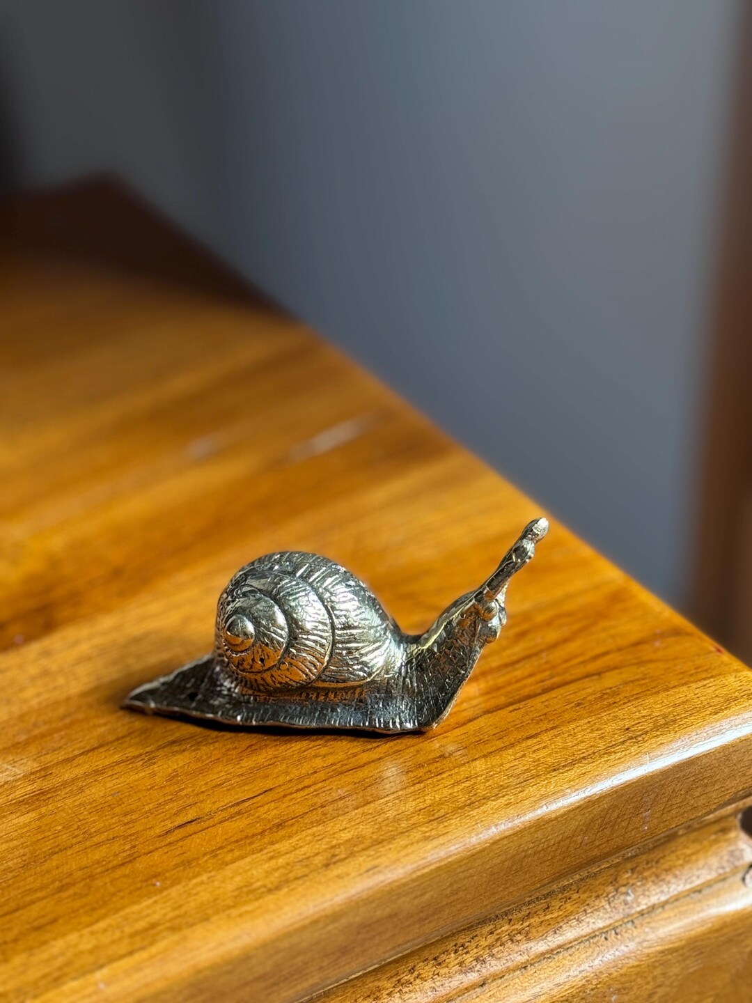Brass Garden Snails, Snails Figurine Fine Lifelike Solid Brass Ornament ...