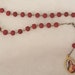 St. Therese Traditional Brown Wood Bead Catholic Chaplet - Etsy