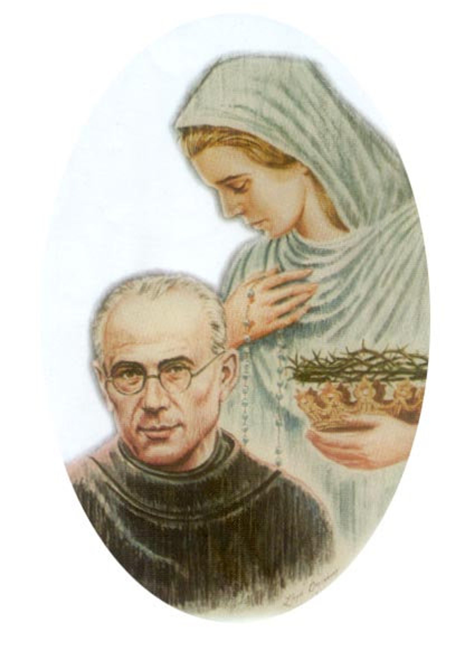 Saint Maximillian Maria Kolbe Glass Bead Chaplet - Etsy