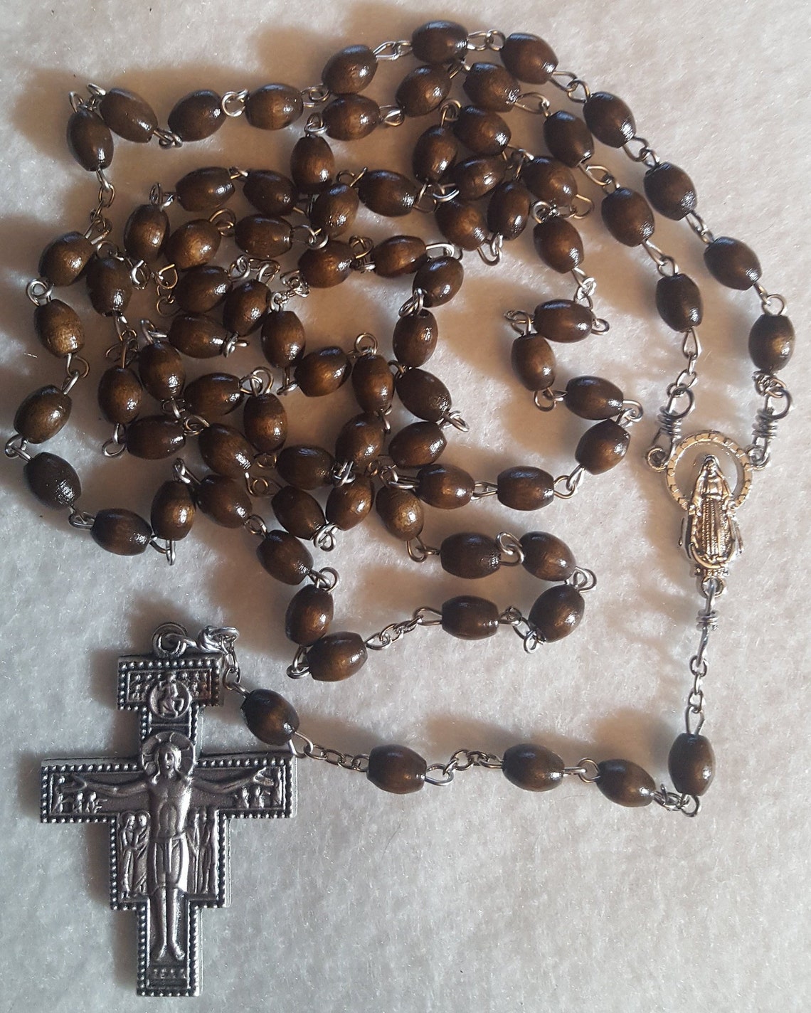 Franciscan Crown Rosary, 7 Joys of Mary Traditional Style - Etsy