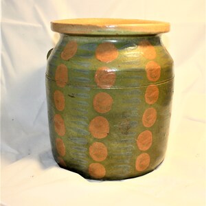 Dotted Jug Jam Jar Folk Jar Folk Bottle Handpainted Jug | Etsy