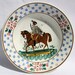 Rare Hollohaza Hussar Plate, Hungarian Pottery, Folk, Antique Peasant ...
