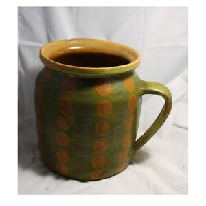 Dotted Jug Jam Jar Folk Jar Folk Bottle Handpainted Jug | Etsy