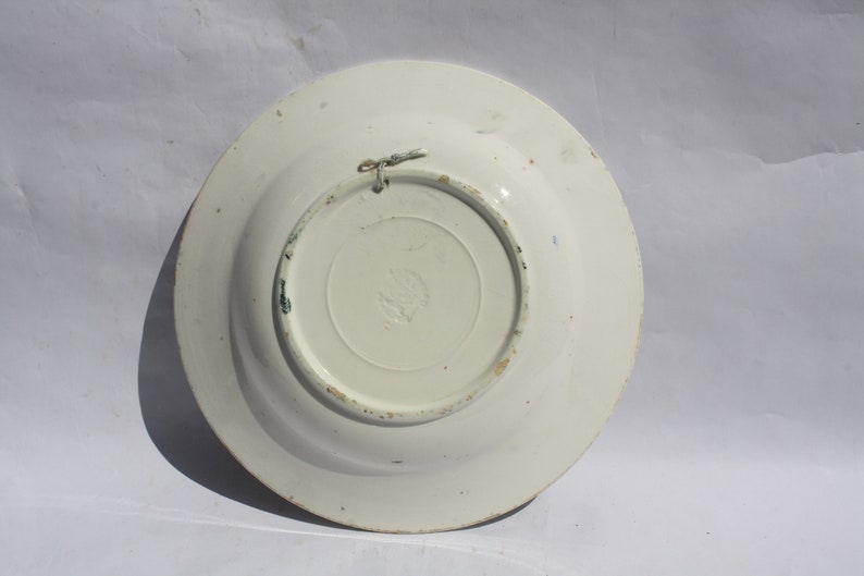 Rare Hollohaza Hussar Plate, Hungarian Pottery, Folk, Antique Peasant ...