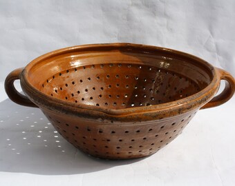 Pottery Colander - Etsy
