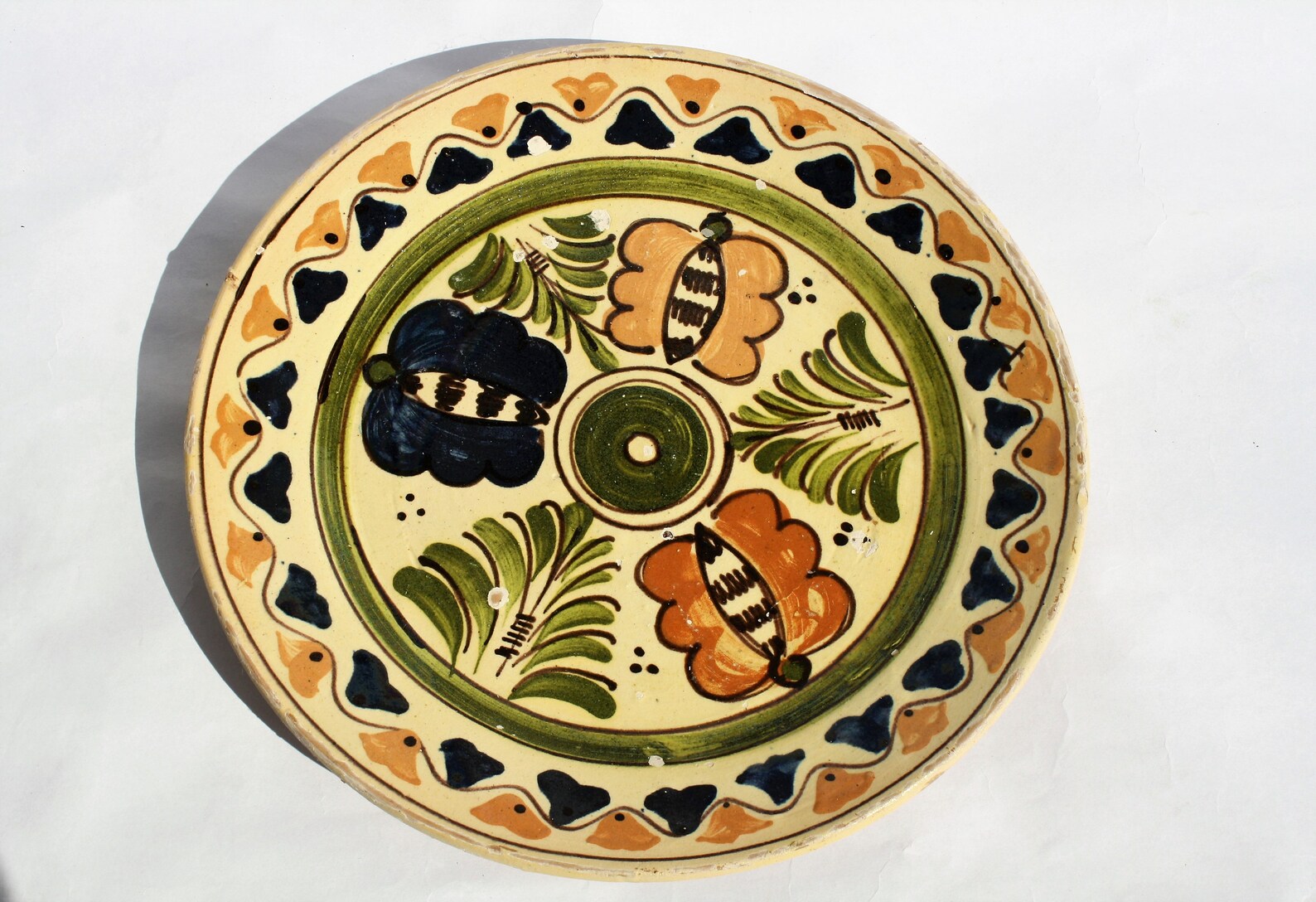Korond Clay Plate Transylvania Pottery Corond Folk Pottery - Etsy