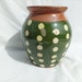 Traditional Antique Green Dotted Jug, Antique Green Glazed Folk Jug - Etsy