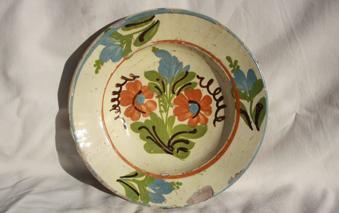 Traditional Plate, Terracotta Plate, Clay Plate, Transylvania Pottery ...