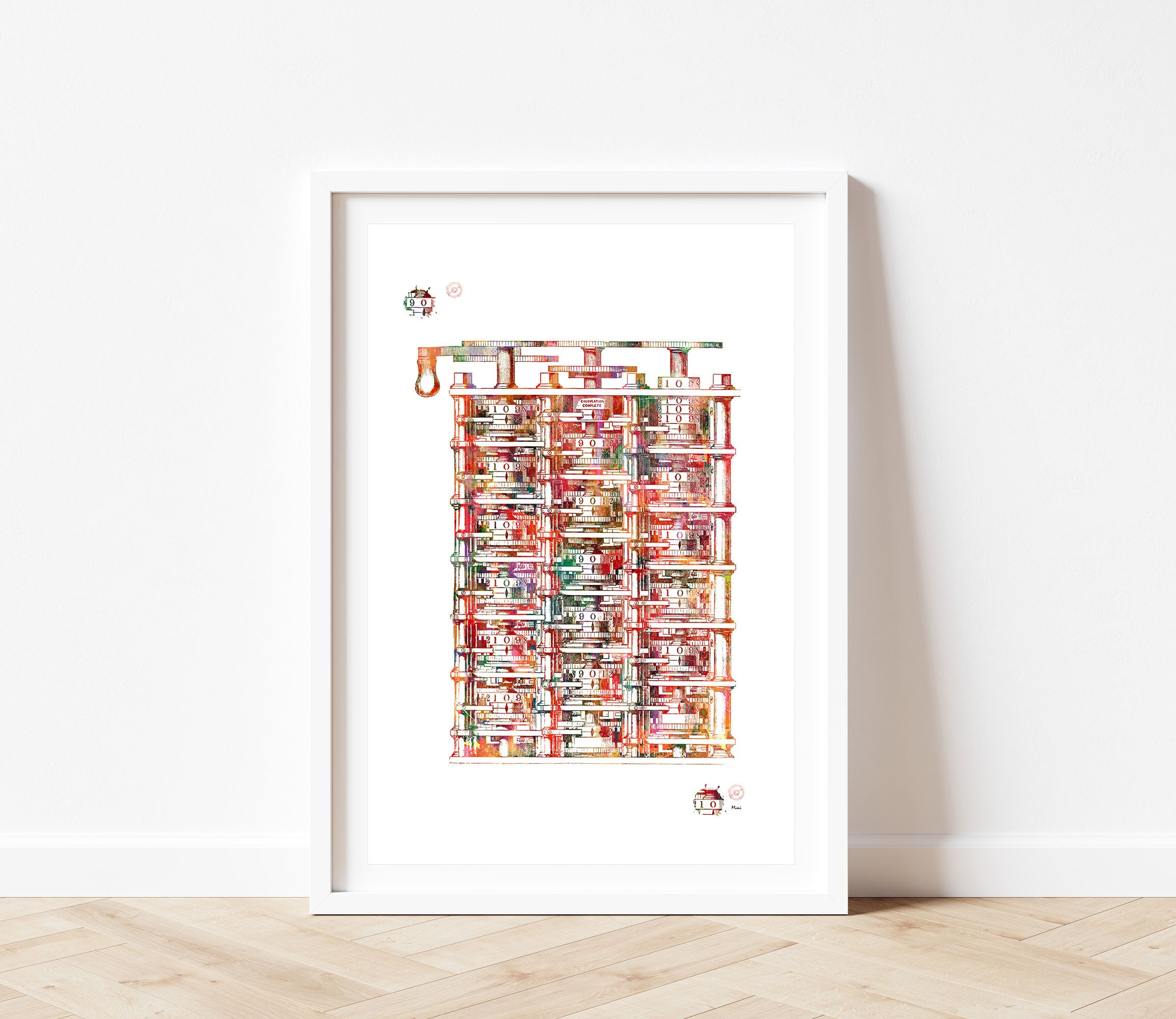 Charles Babbage Analytical Engine Science Art Print Technology ...