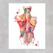 Muscles of Back Anatomy Print Muscles of the Human Trunk Poster ...