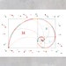 Fibonacci Sequence Watercolor Print Science Art Illustration Fibonacci ...