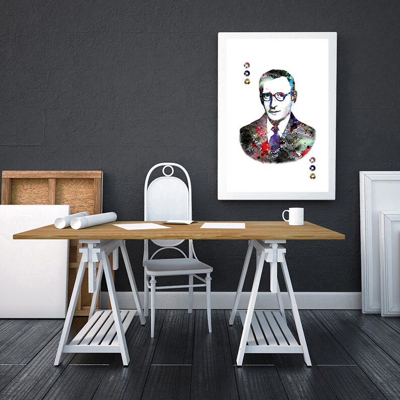 Tommy Flowers Watercolor Print Thomas Harold Fiori Computer - Etsy