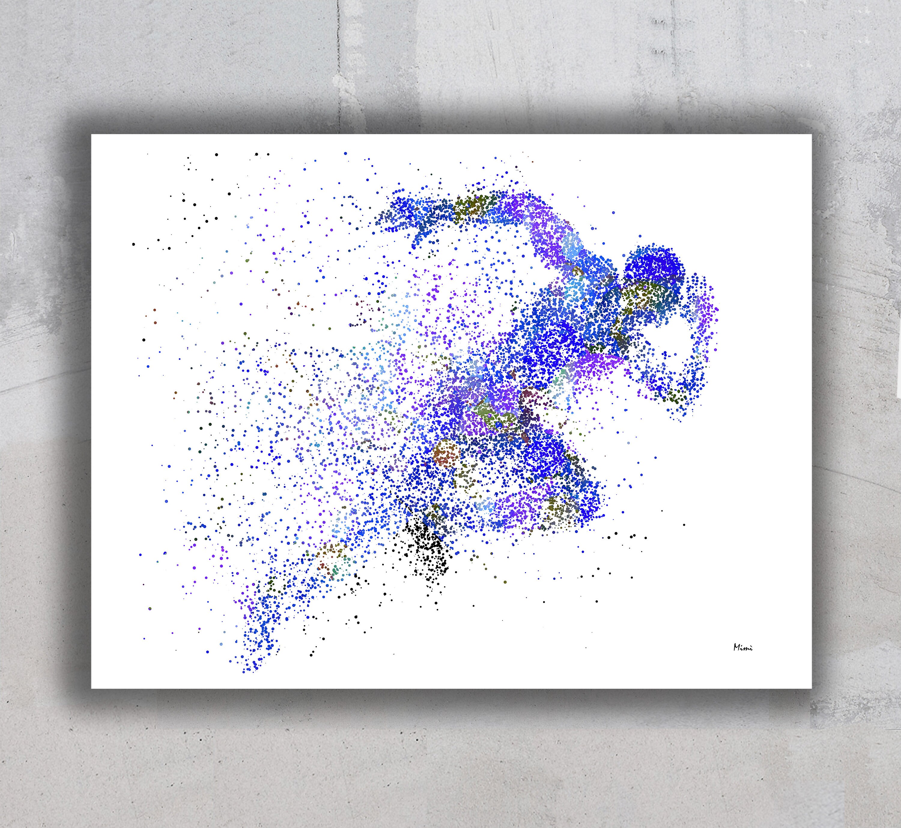 Running Man Painting