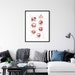 Blood Cells Anatomy Watercolor Print Hematology Poster Red Blood Cells ...