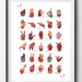 European Sign Language Alphabet Watercolor Print Audiology Art Sign ...