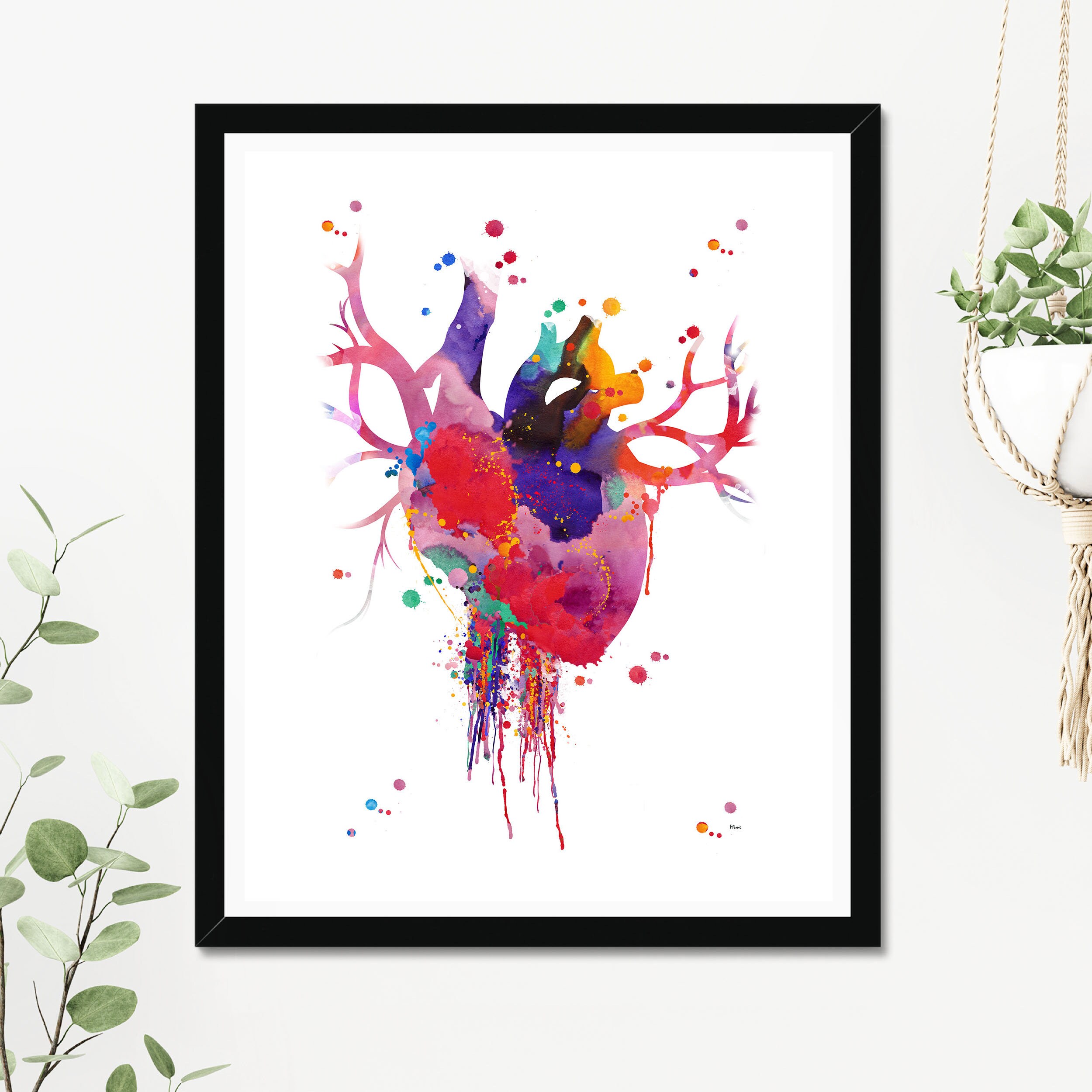 Abstract Human Heart
