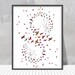 Fibonacci Sequence Watercolor Print Science Art Illustration Fibonacci ...