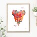 Sacrum Bone Watercolor Print the Sacrum Anatomy Art Poster - Etsy