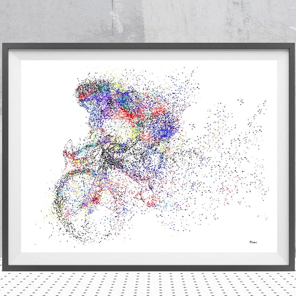Abstract Bicycle Art - Etsy