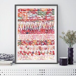 Retina Layers Watercolor Print Human Eye Histology Print Anatomy Art ...