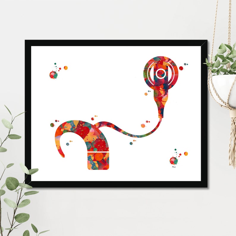 Anatomy Art Ear Implant Print Audiology Poster Cochlear - Etsy Anatomy Art Ear Implant Print Audiology Poster Cochlear - Etsy