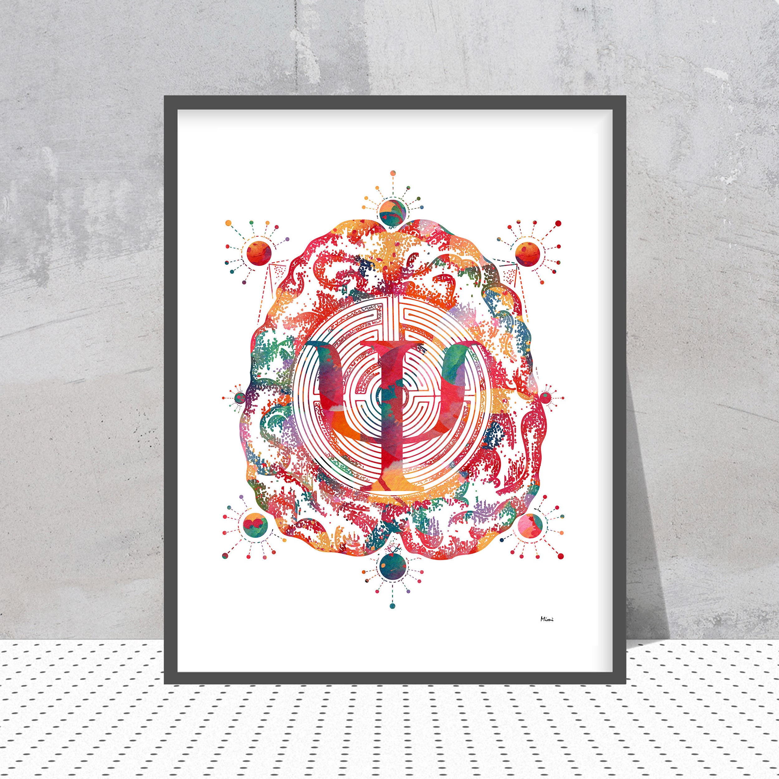 Pink Psychologist Symbol