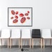 Red Blood Cells Watercolor Print Hematology Science Print - Etsy