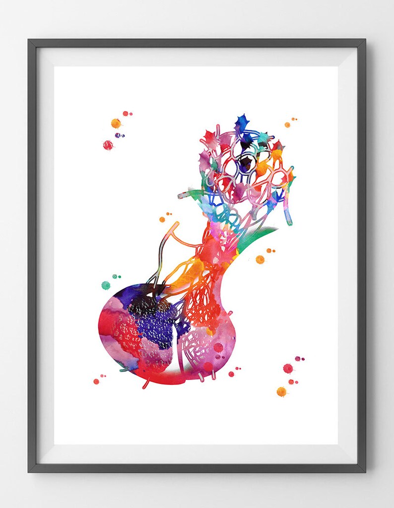 Pituitary gland Art Print anatomy art endocrinology poster | Etsy