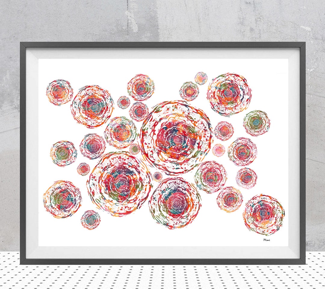 Stem Cells Art Print Stem Cells Donation Watercolor Stem Cells Science ...