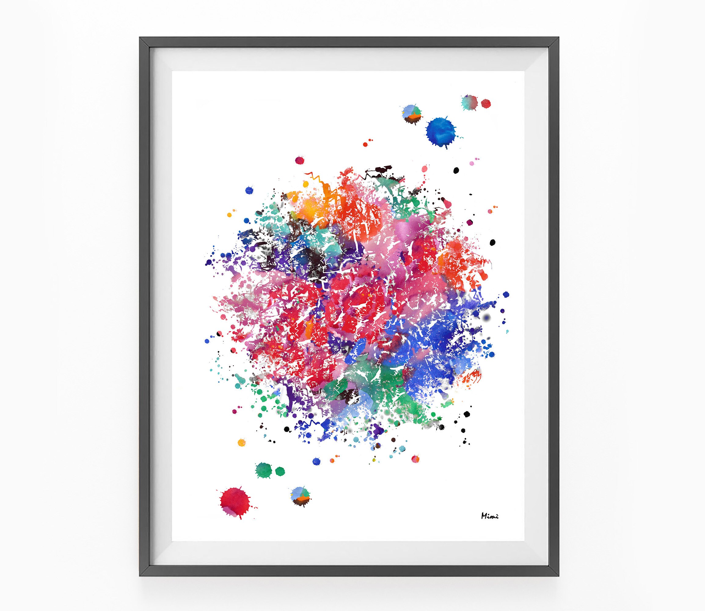 T-cell Watercolor Print Science Art Poster Immune System Cells - Etsy UK