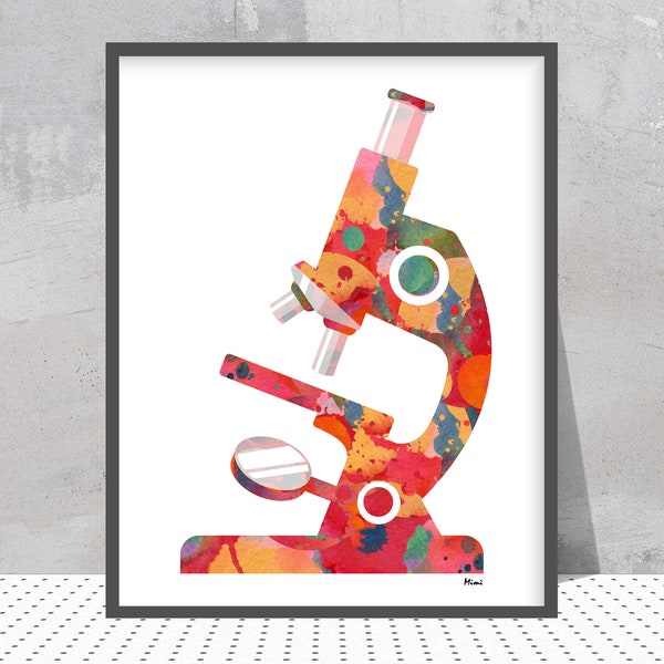 Microscope Art - Etsy