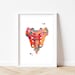 Sacrum Bone Watercolor Print the Sacrum Anatomy Art Poster - Etsy