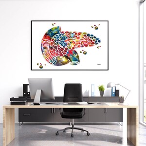Pancreas Print Anatomy Watercolor Human Internal Organs Abstract ...