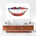 Smiling Mouth Watercolor Print Anatomy Art Dental Care Therapy - Etsy
