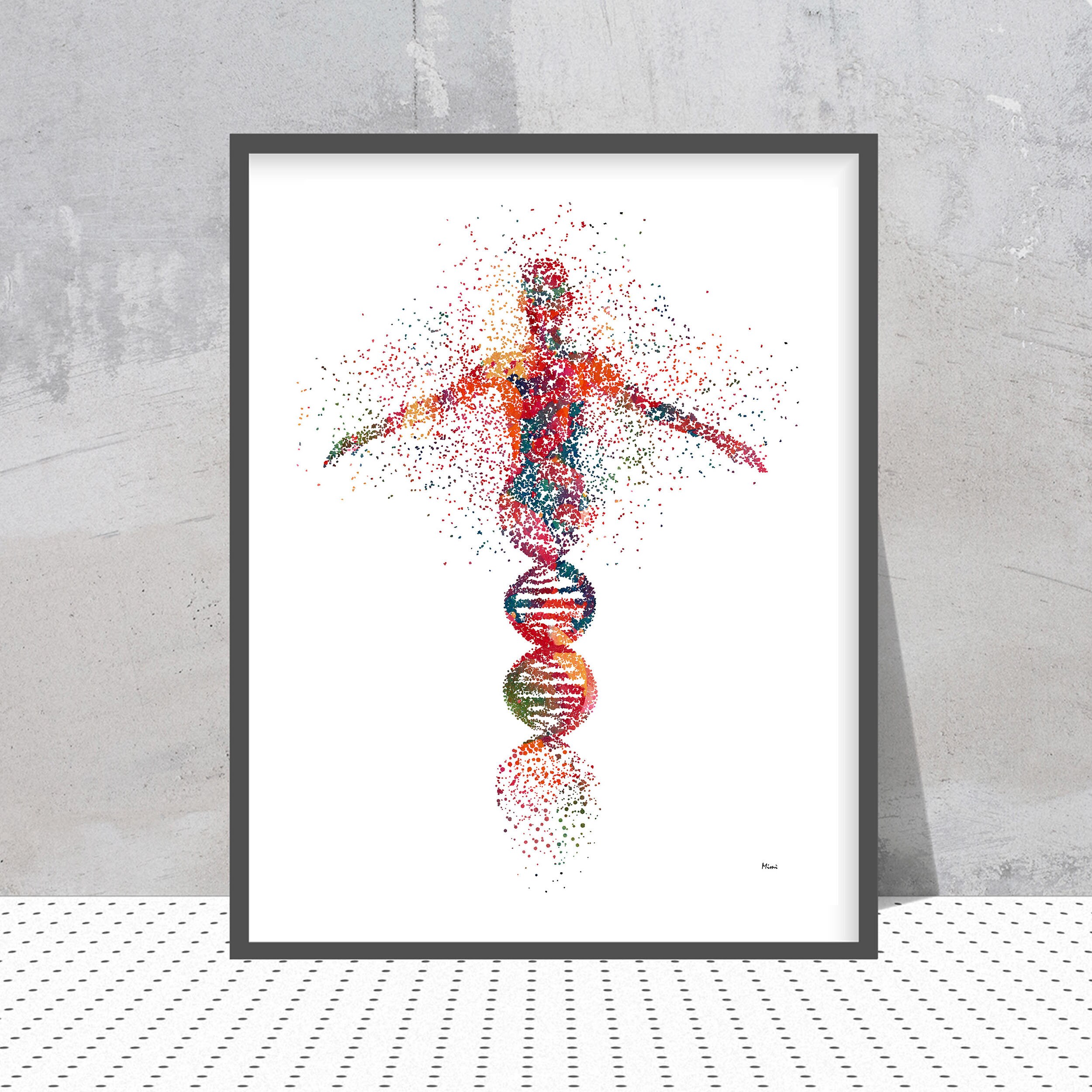 Dna Molecule Art