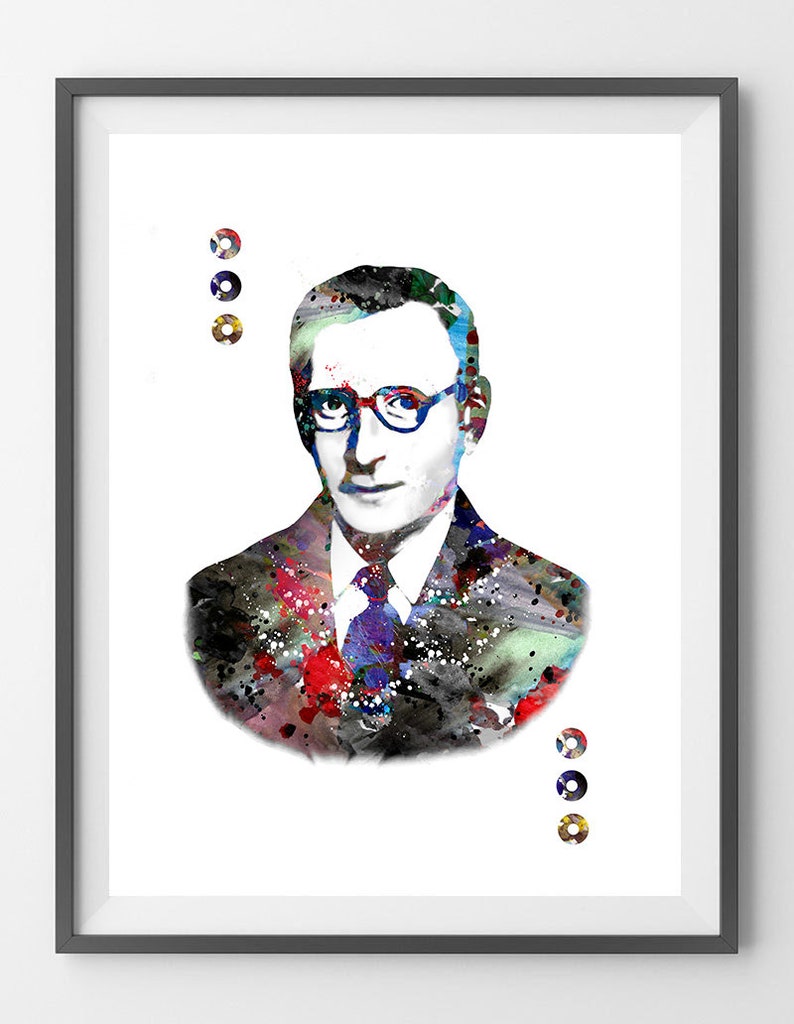 Tommy Flowers Watercolor Print Thomas Harold Fiori Computer - Etsy