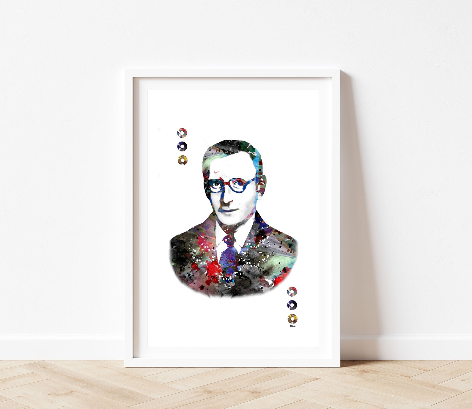 Tommy Flowers Watercolor Print Thomas Harold Fiori Computer - Etsy