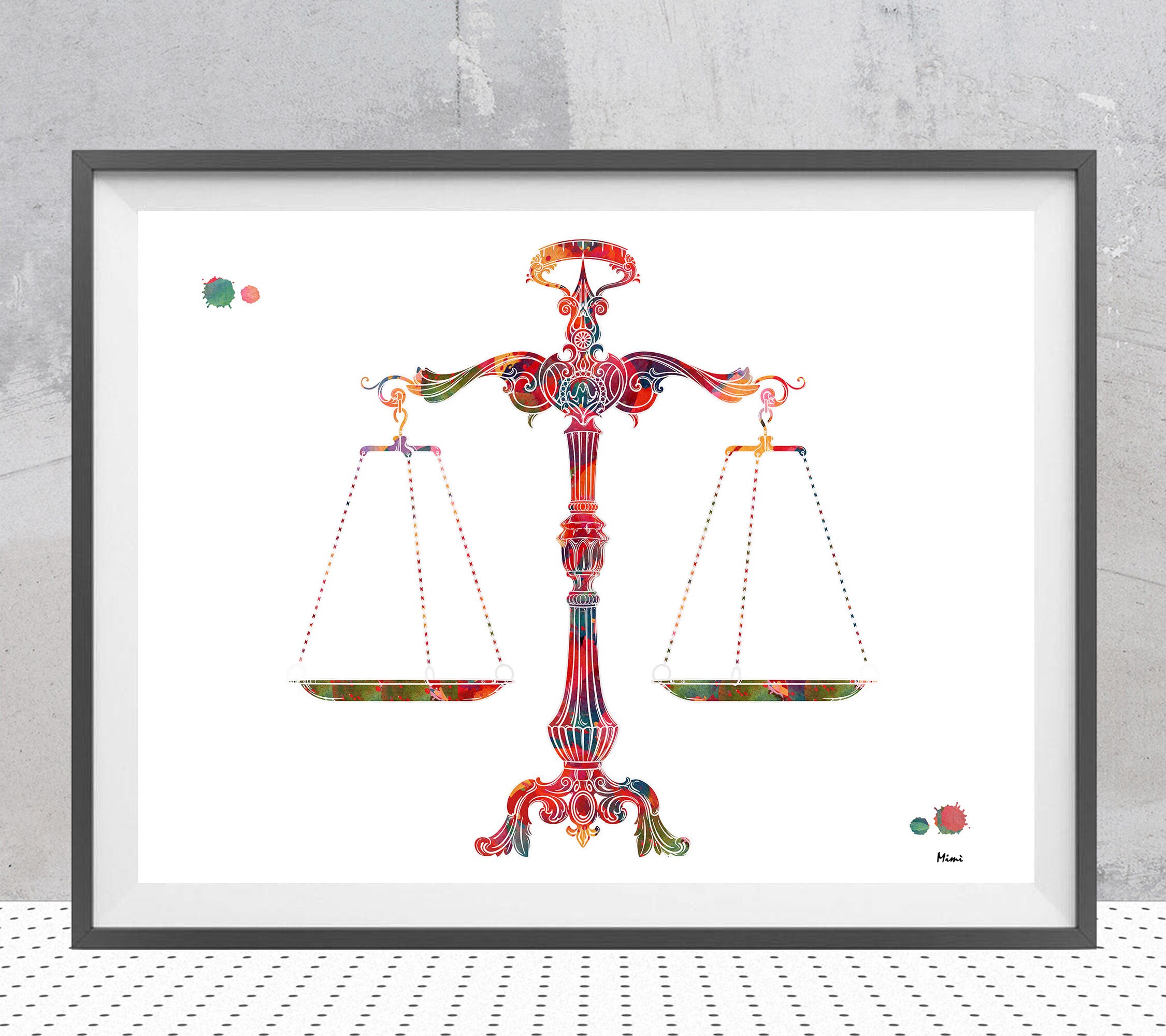 Balance Justice Drawing