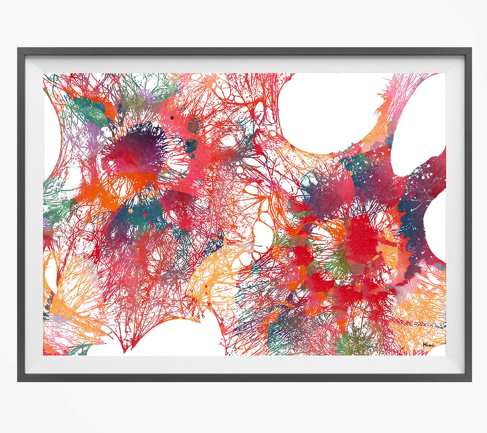 Fibroblast Cells Watercolor Print Fibroblasts Dividing Poster - Etsy
